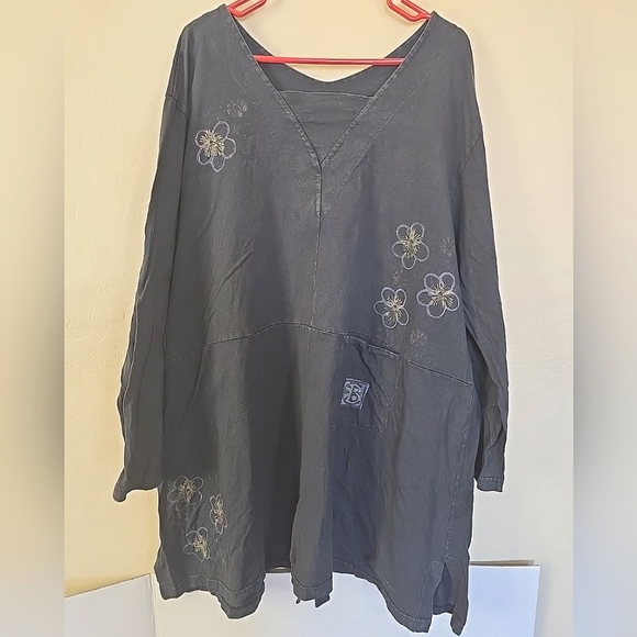 Blue Fish | Dresses | Vintage 200 Blue Fish Art To Wear Black With ...